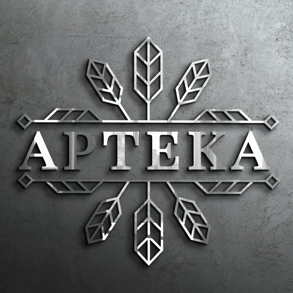 Przestrzenne logo do apteki