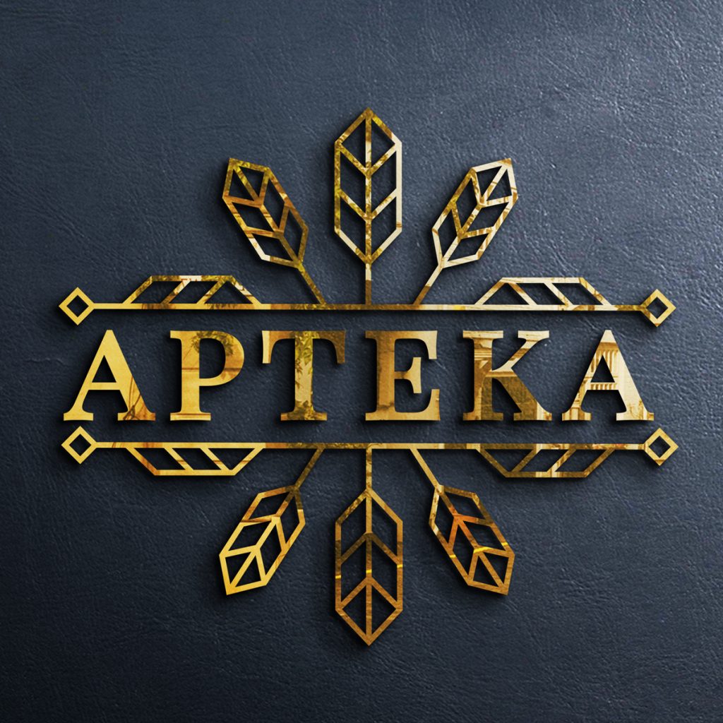 Przestrzenne logo do apteki